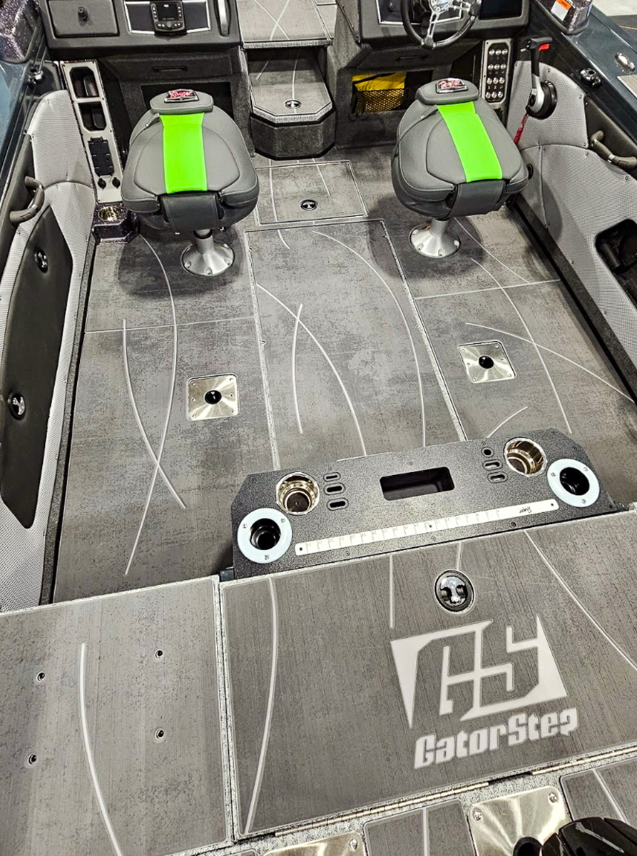 Gator Step Floor Decking - Seven Lakes Marine Service