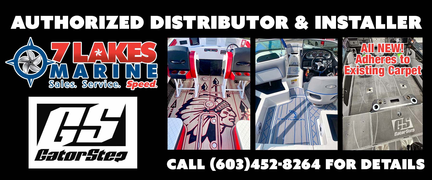 Gator Step Floor Decking - Seven Lakes Marine Service