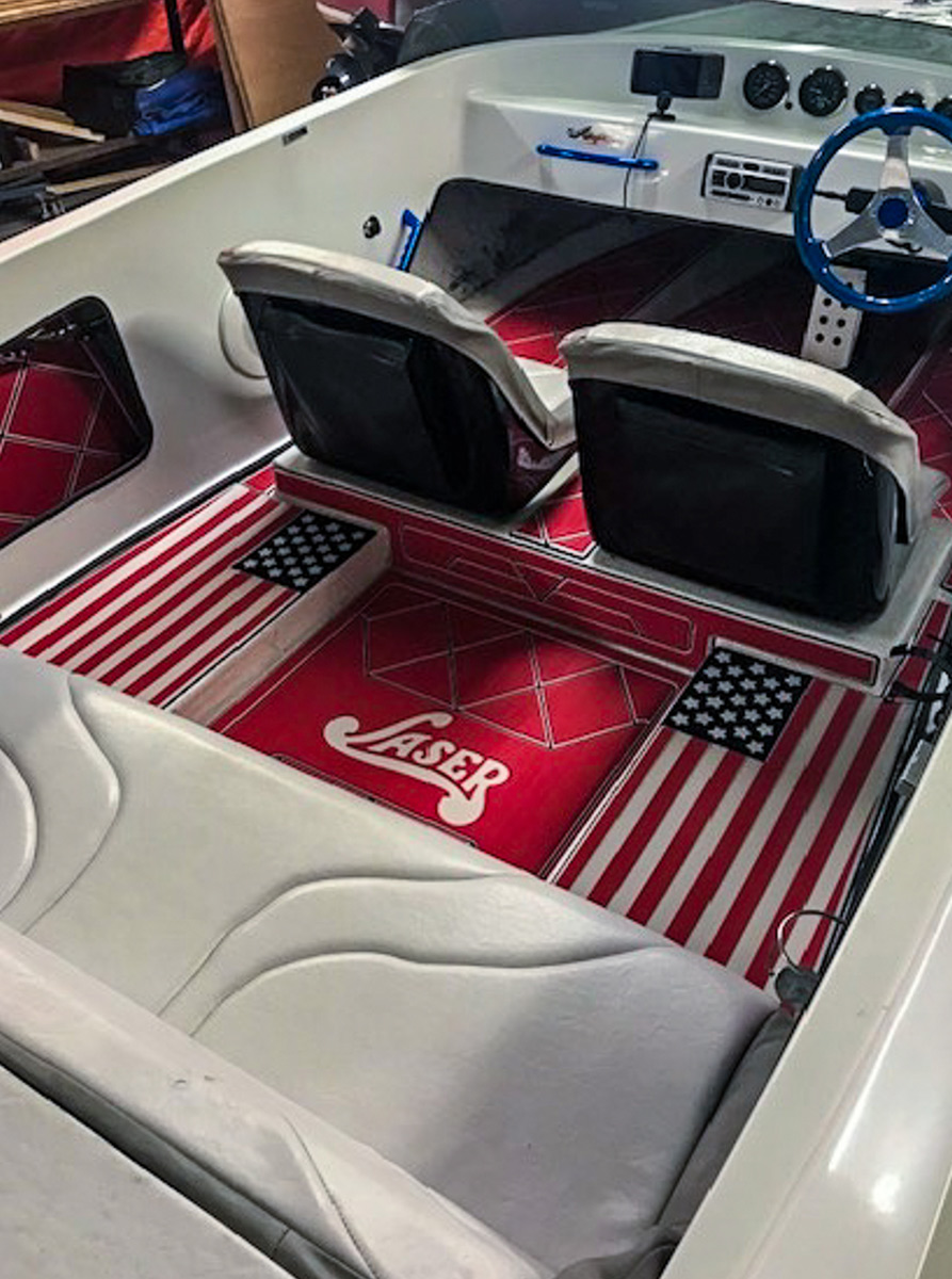 Gator Step Floor Decking - Seven Lakes Marine Service