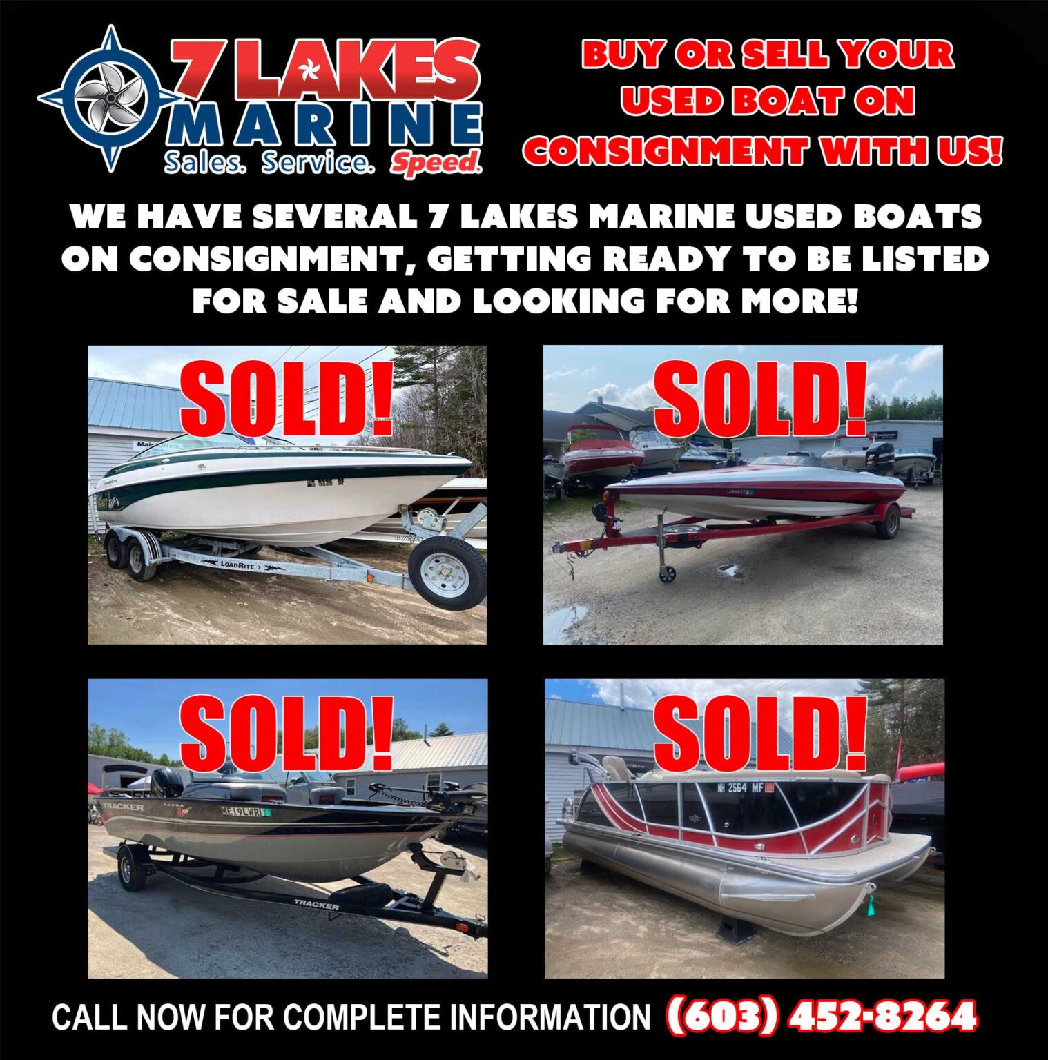 Consignment Boats - Seven Lakes Marine Service