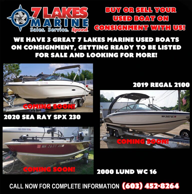 Consignment Boats - Seven Lakes Marine Service